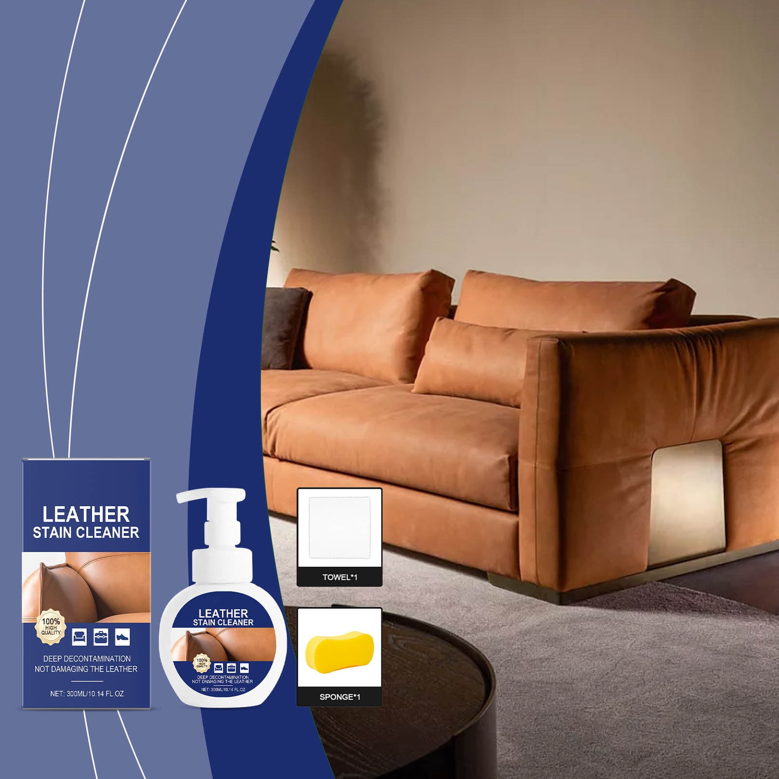 All-in-One Leather Care Kit – Cleaner and Nourishing Conditioning Cream ...