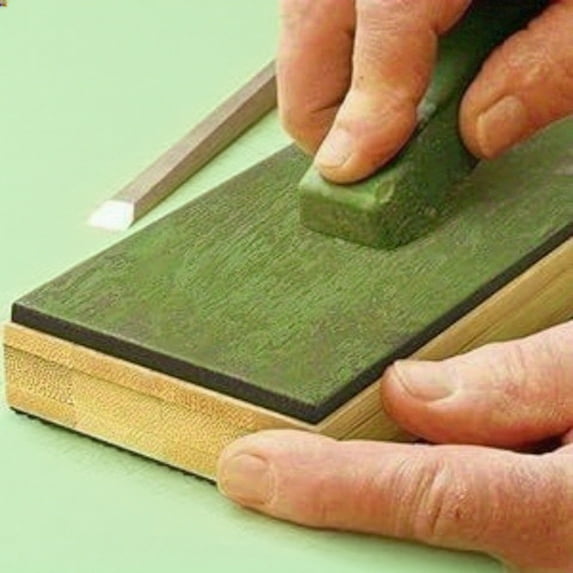 All-in-One Leather Stropping Kit: Cowhide Strop, Polishing Compound ...