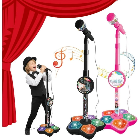 All-in-One Microphone Toy, Upgraded Kids Karaoke Machine with ...