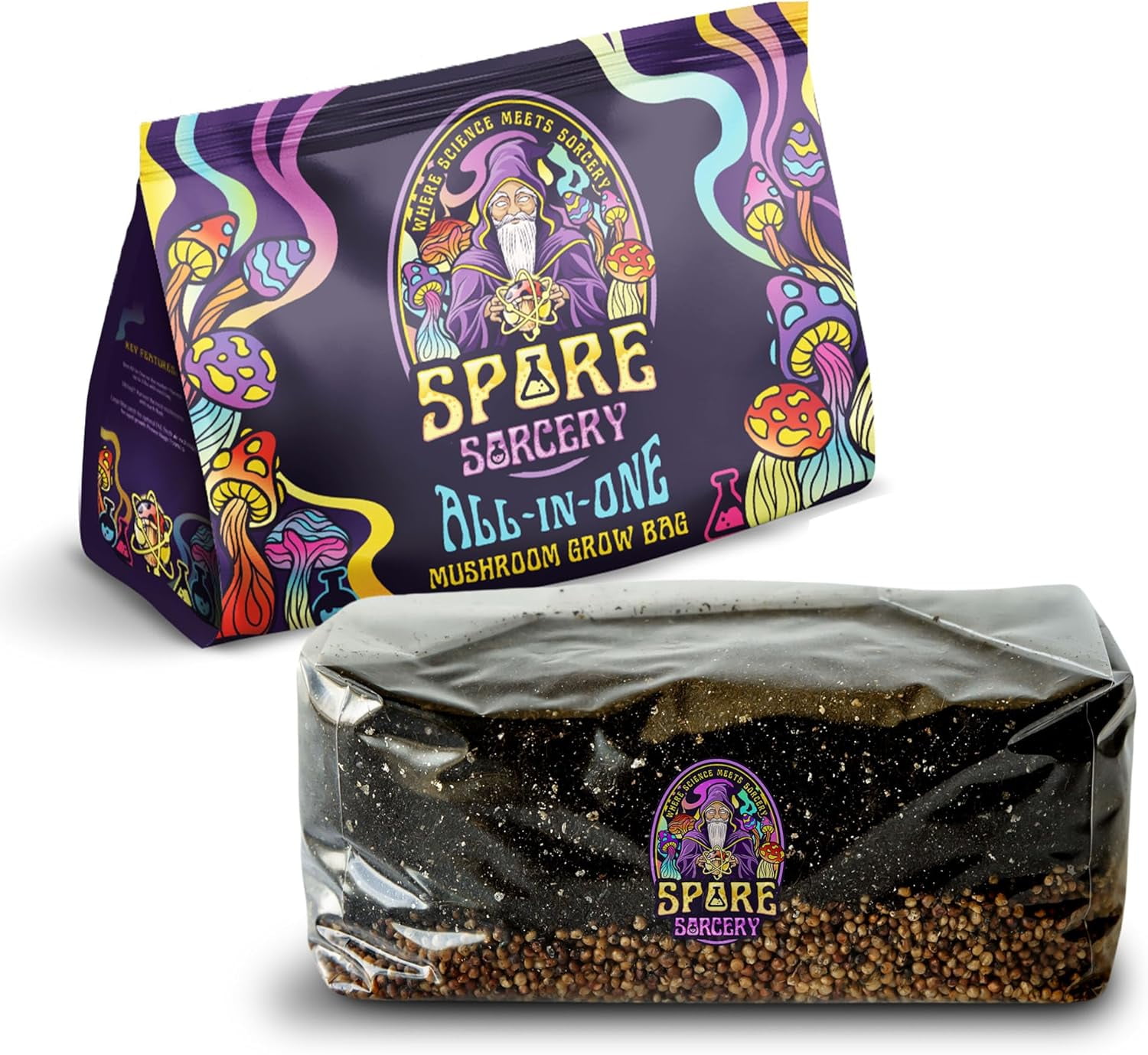 All-in-One Mushroom Grow Bag | 6 lb Mushroom Grow Kit | Grows Like ...