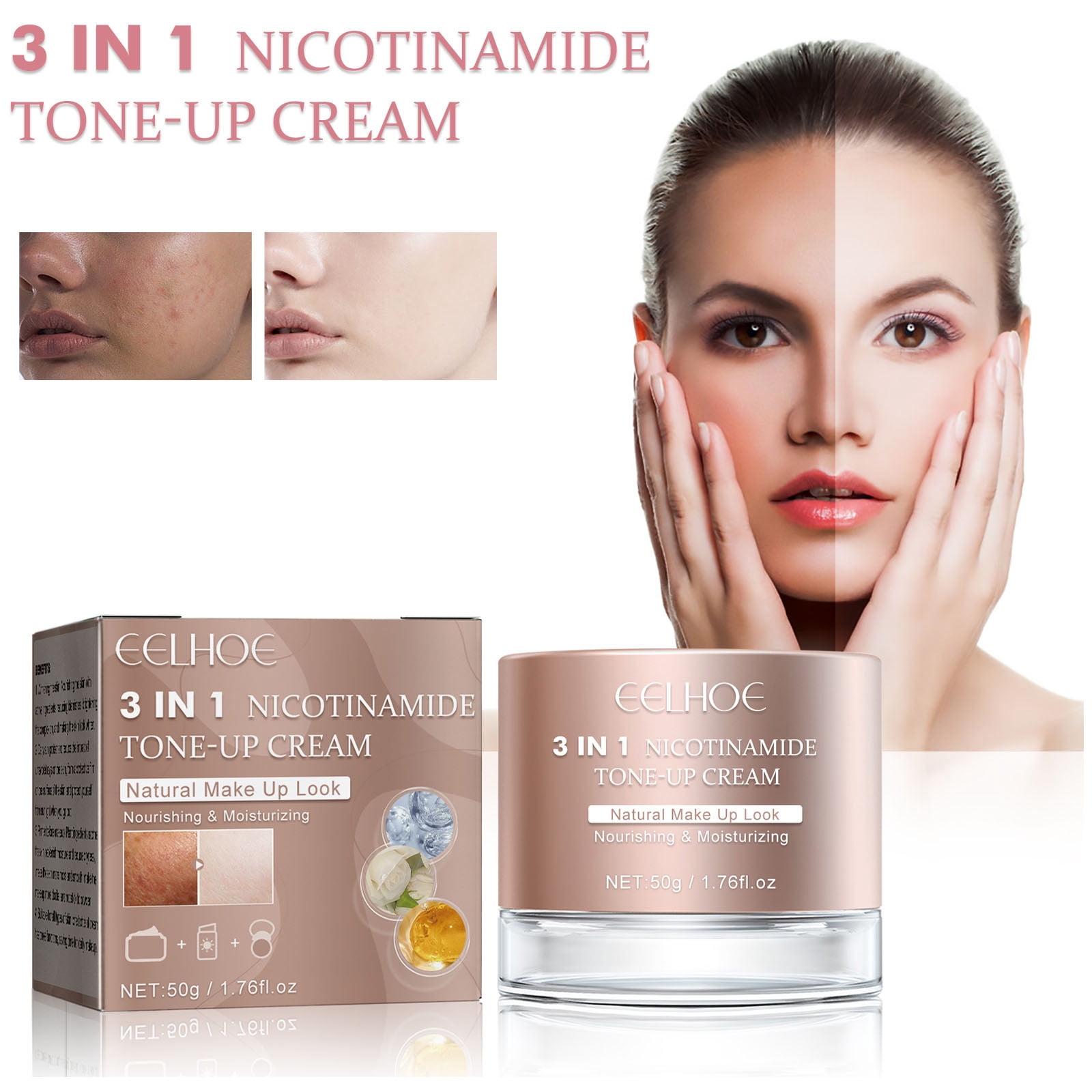 All-in-One Nourishing Face Cream, Moisturizing Firming Treatment for ...