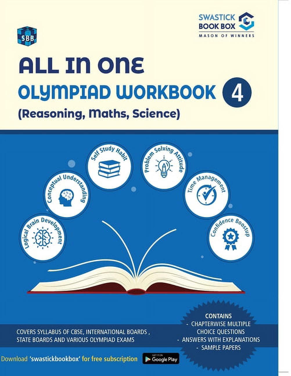 All in One Olympiad Workbook for Reasoning, Maths & Science - Class 4 ...