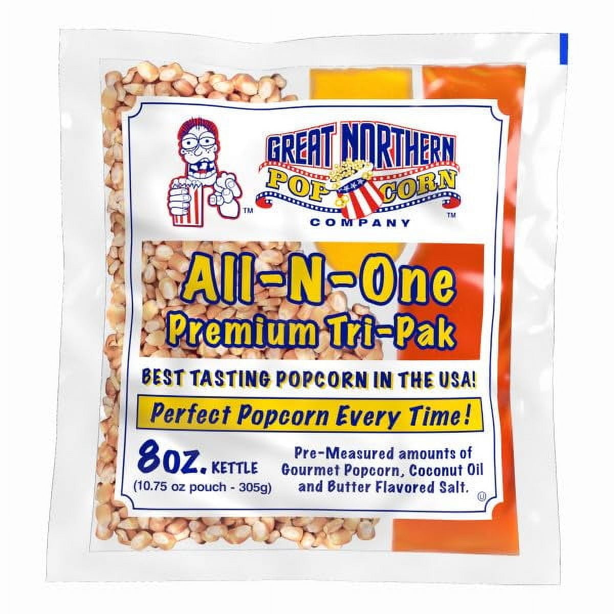 All-in-One Premium Tri-Pack Popcorn ESF27 - 10.75-Ounce Movie Theater ...