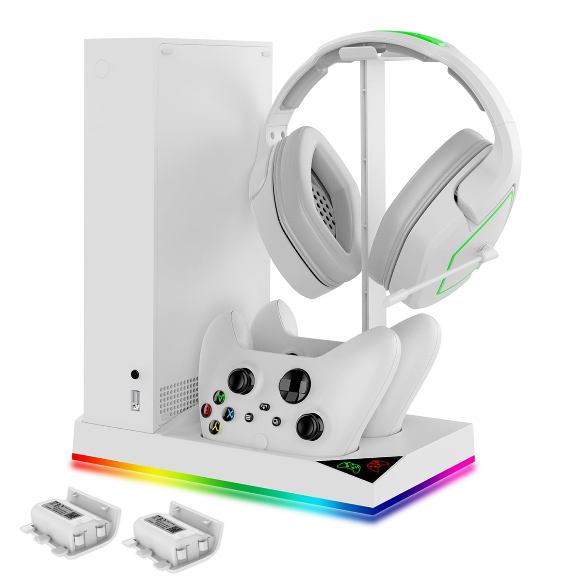 All-in-One RGB Cooling Stand for Xbox Series S (XSS) - Dual Controller ...