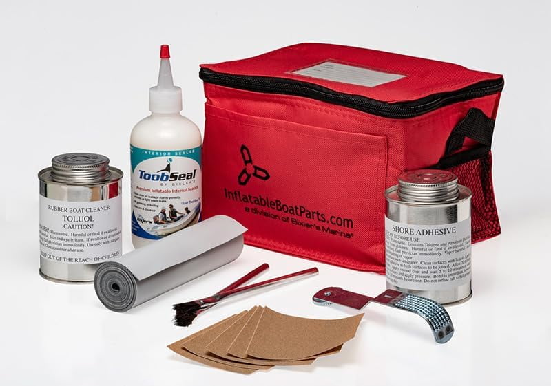 All in One Repair Kit for Inflatable Boats, Dinghys, Rafts - Includes ...