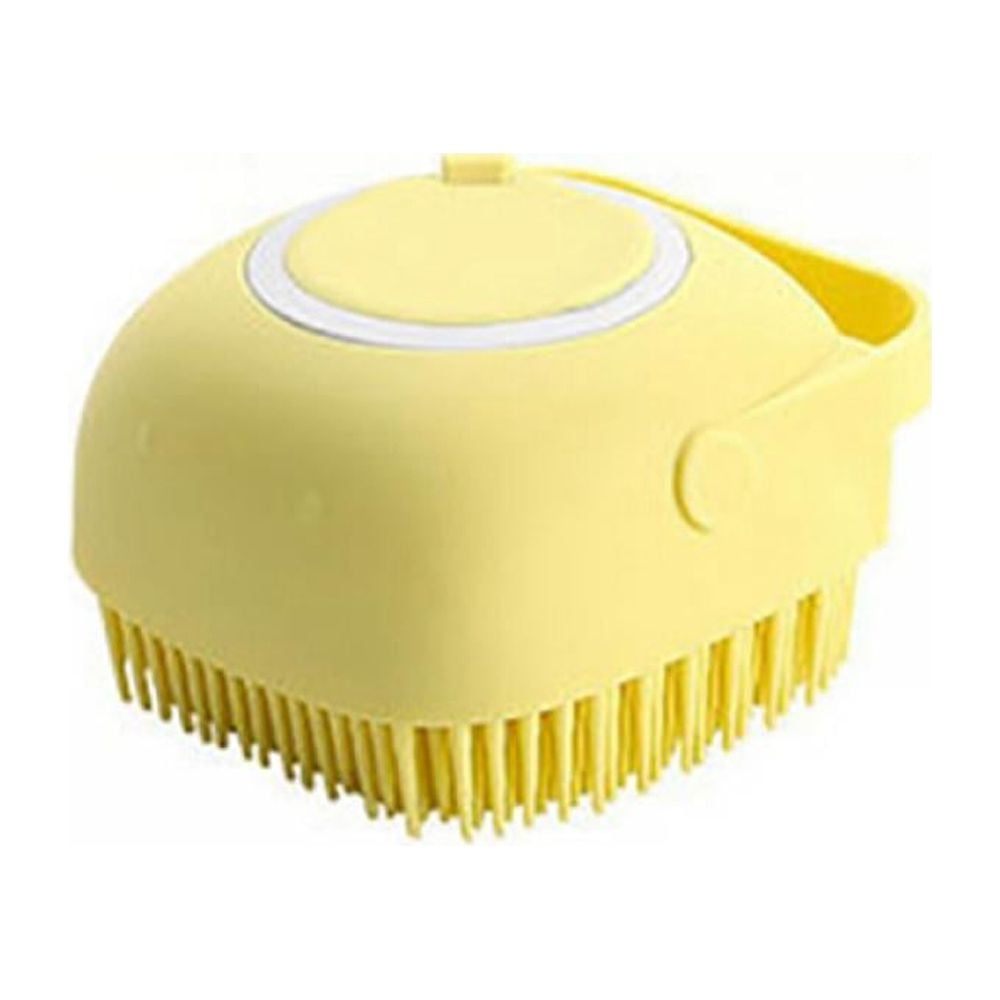 All In One Silicone Body Brush With Shower Gel Dispenser Soft Bath