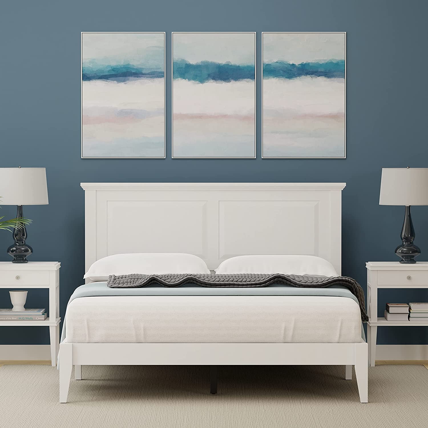 All-in-One TV Stand for 55 inch TVs, Tall TV Stand with Storage ...