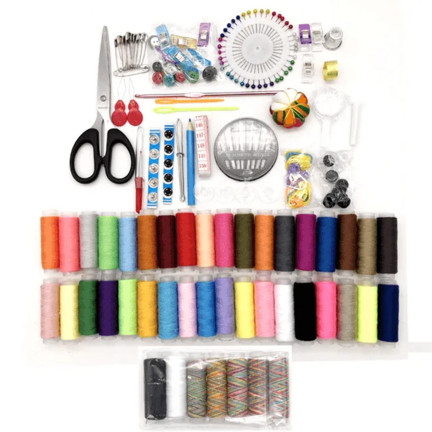 Hand Sewing Blue Travel Kit, 25 Piece - Walmart.com
