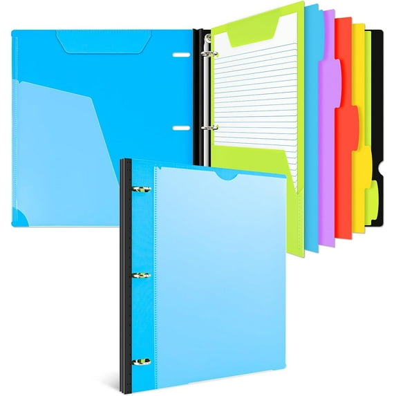 All-in-one Telescoping Binder Notebook, Refillable 3 Ring Notebook ...
