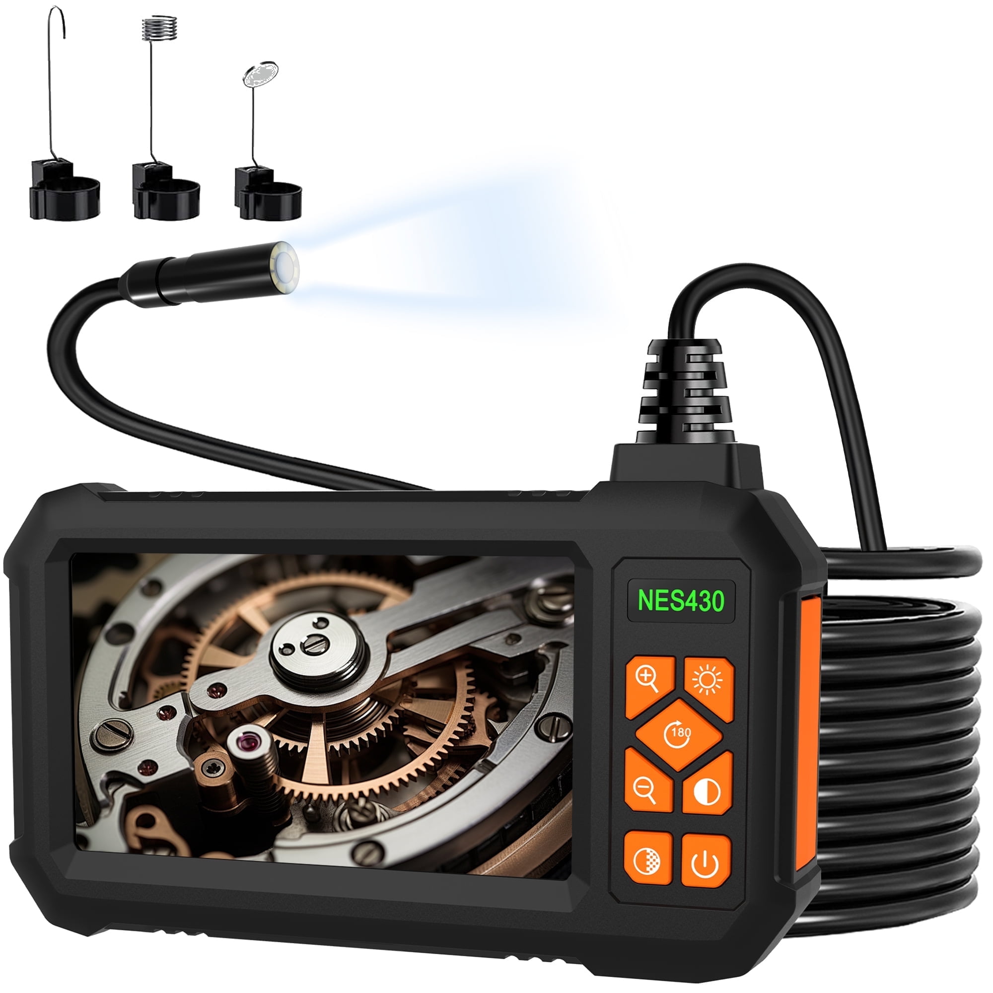 Yanwen Endoscope Borescope Camera 1080P HD 4.3" Screen IP67 Waterproof ...