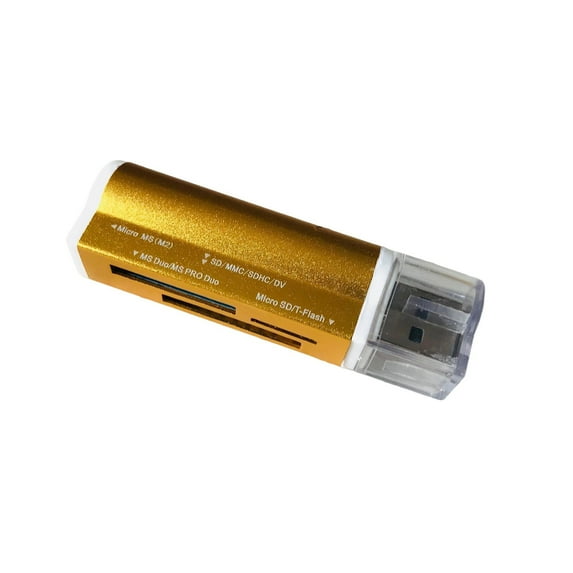 All in1 Memory Card Reader USB Writer for MicroSDs MS M2s SDHCs Camera ...