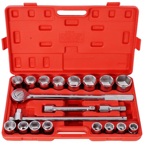 All-inclusive 3/4" Drive 21-Piece Heavy-Duty Socket Set - Professional ...