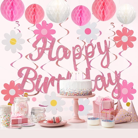 All-inclusive Birthday Decor Set: From Banner to Garland, This Pre ...