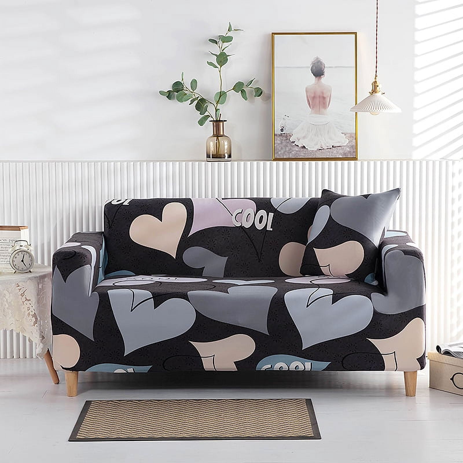 All-inclusive Couch Case for Different Shape Sofa Stretch Sofa Cover ...