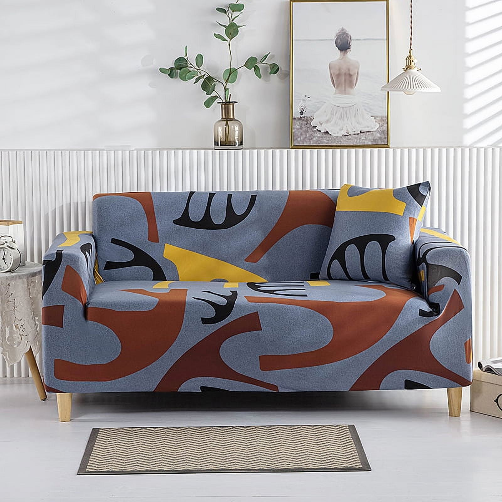 All-inclusive Couch Case for Different Shape Sofa Stretch Sofa Cover ...