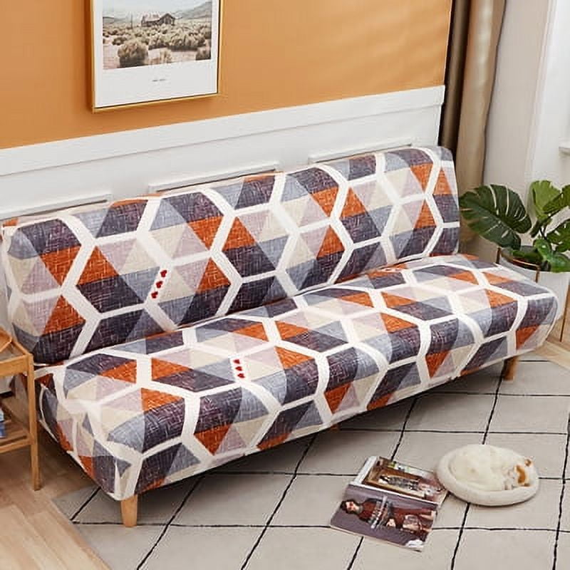 All-inclusive Sofa Cover Floral Without Armrest Sofa Bed Cover Tight ...