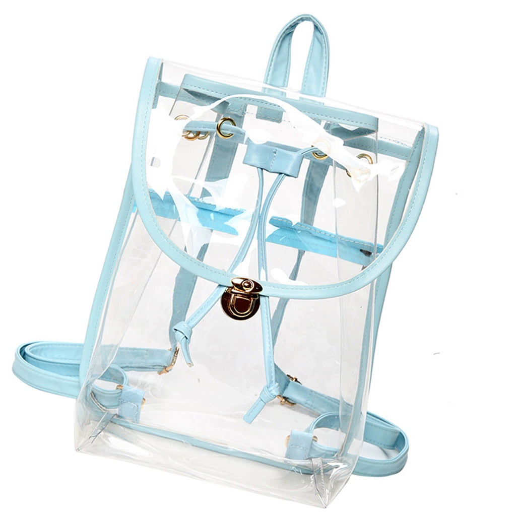 All-matching Backpack Clear Backpack See Through Backpack Student ...
