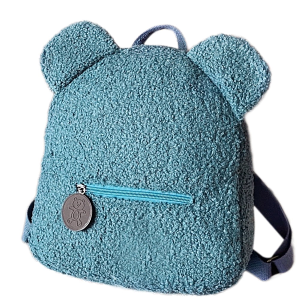 All-matching Plush Backpack Fleece Sherpa Bag Teenagers Travel Shopping ...