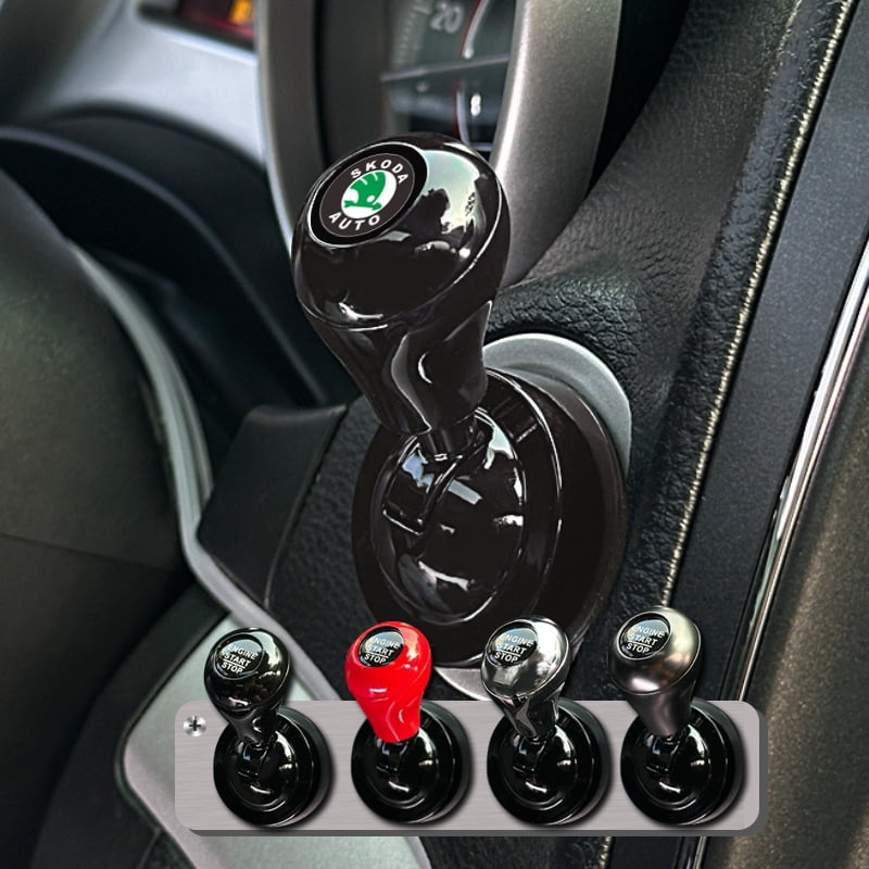 All-metal ball-handle style car keyless start button rocker start cover ...