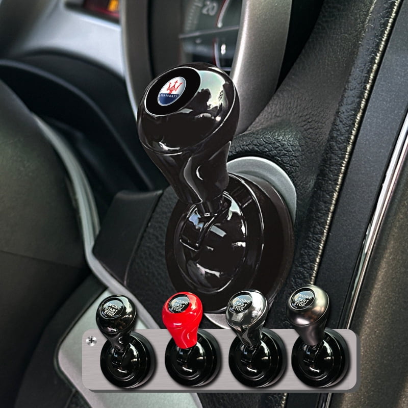 All-metal ball-handle style car keyless start button rocker start cover ...