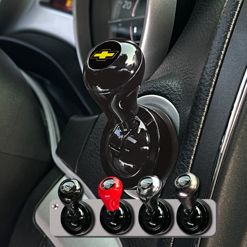 All-metal ball-handle style car keyless start button rocker start cover ...