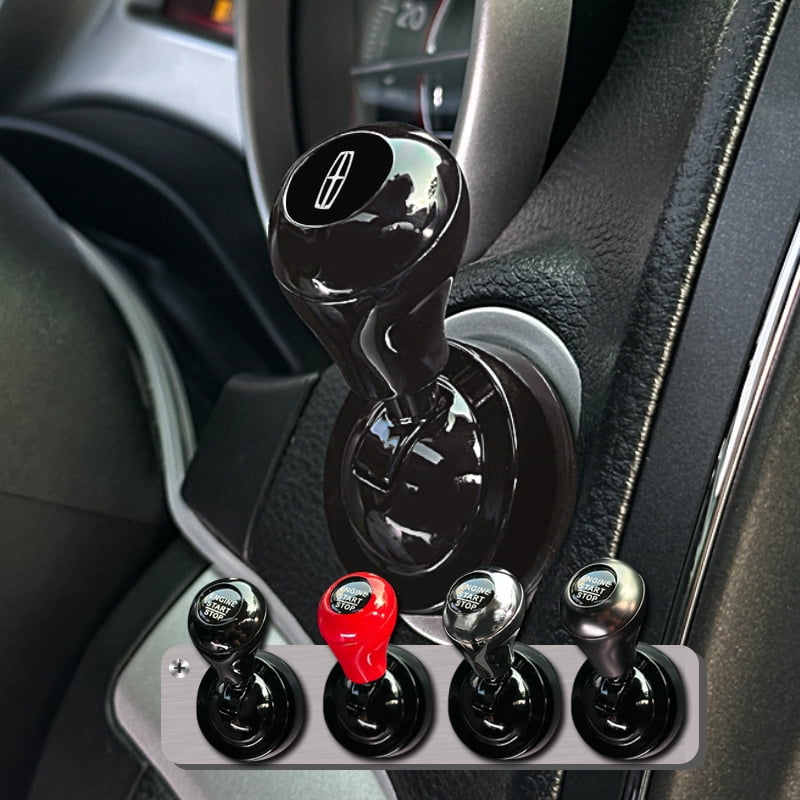 All-metal ball-handle style car keyless start button rocker start cover ...