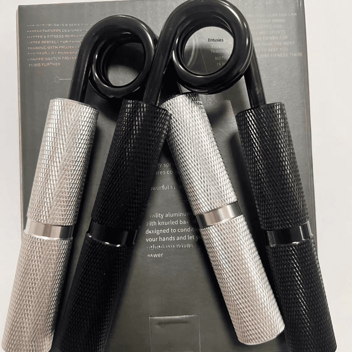 All-metal grip arm strength fitness finger trainer aluminum handle grip ...