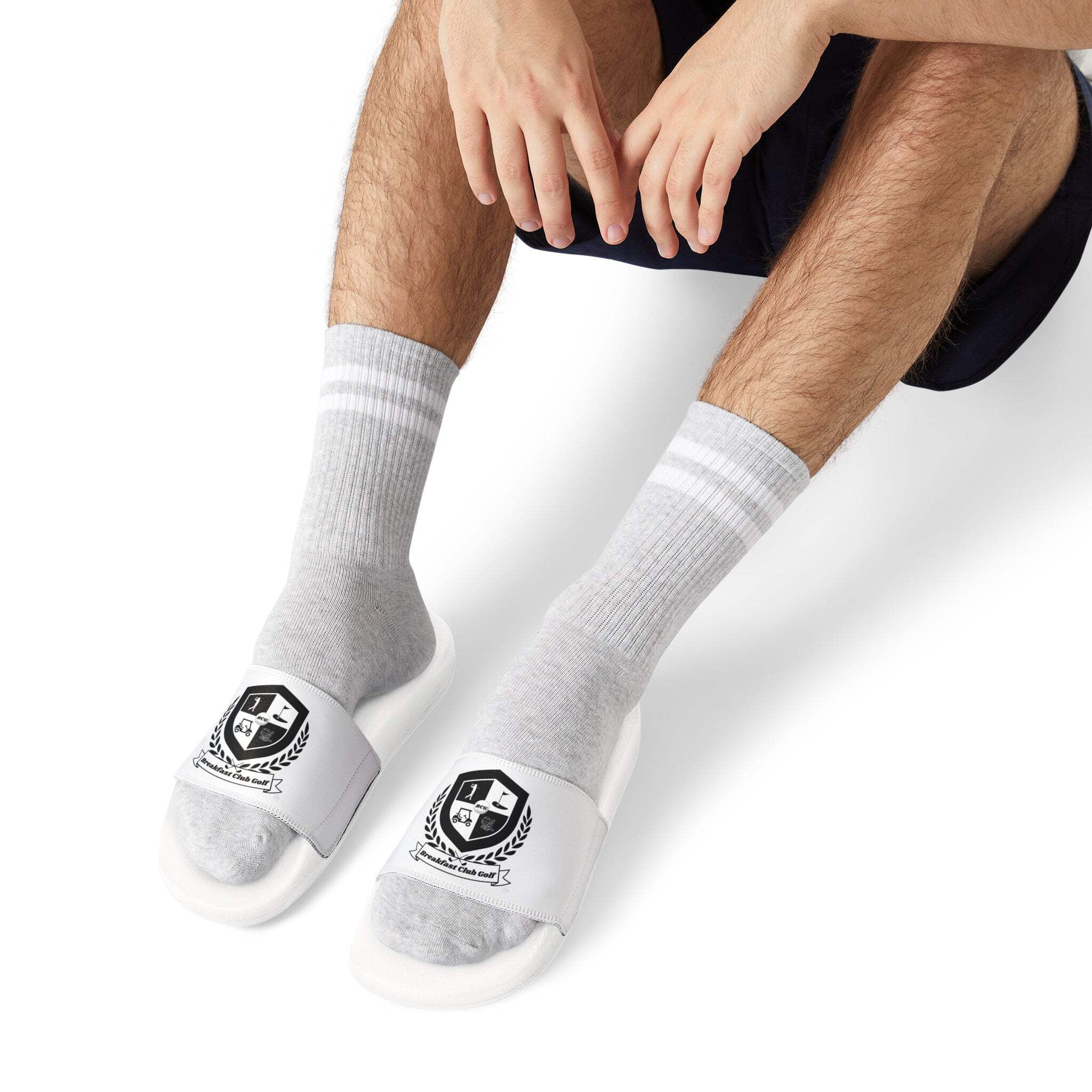 All new "Dr. Pat" Men's Removable-Strap Sandals Black tees logo ...