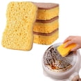 All-purpose Absorbent Cleaning Sponge Reusable Wood Pulp Sponge Wipe ...