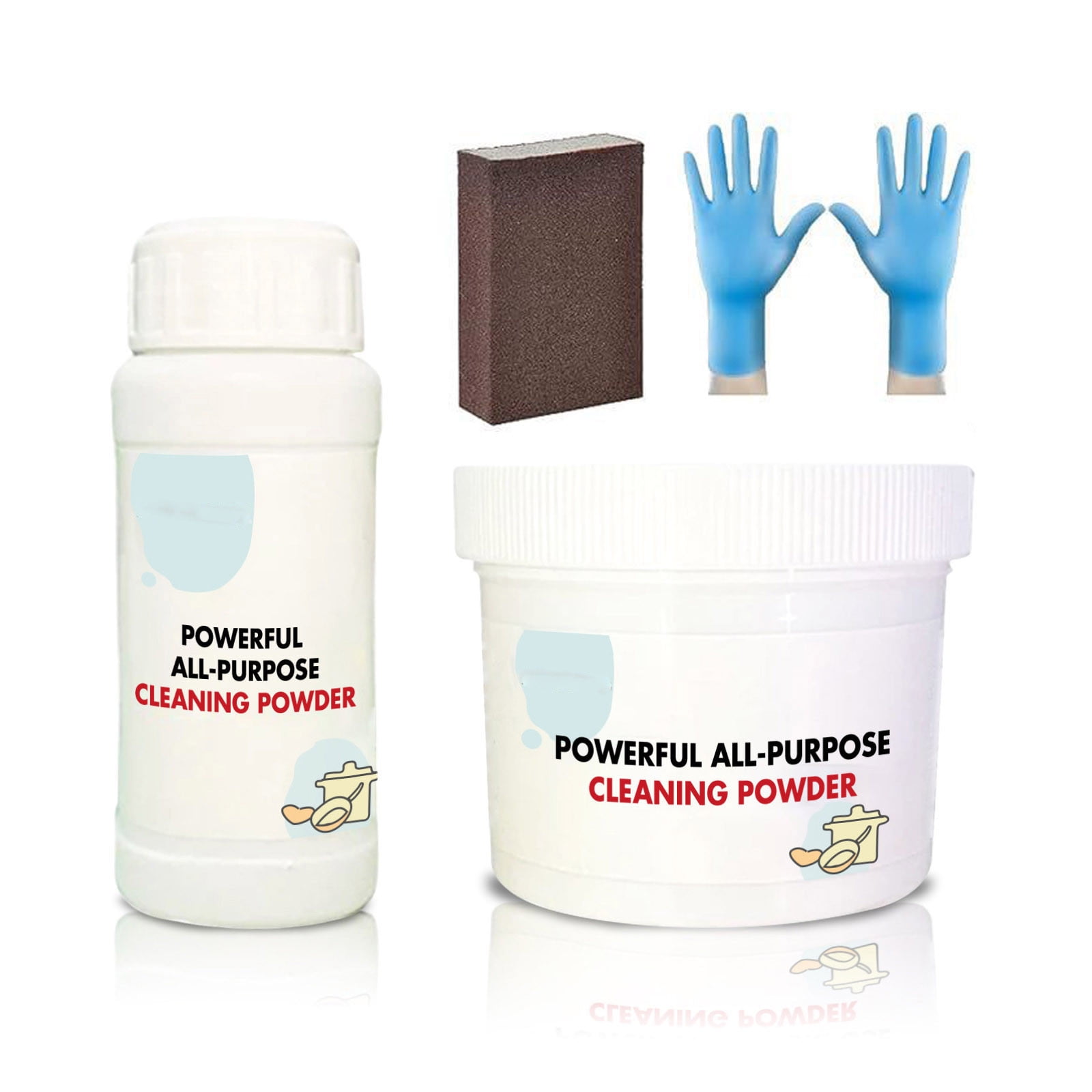 All-purpose Cleaning Powder for Kitchen Powerful Oil Dirt Stain Removal ...