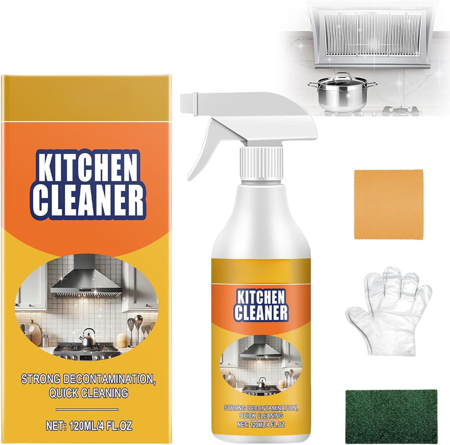 All-purpose Kitchen Pots and Pan Cleaner, Kitchen Foam Cleaner ...