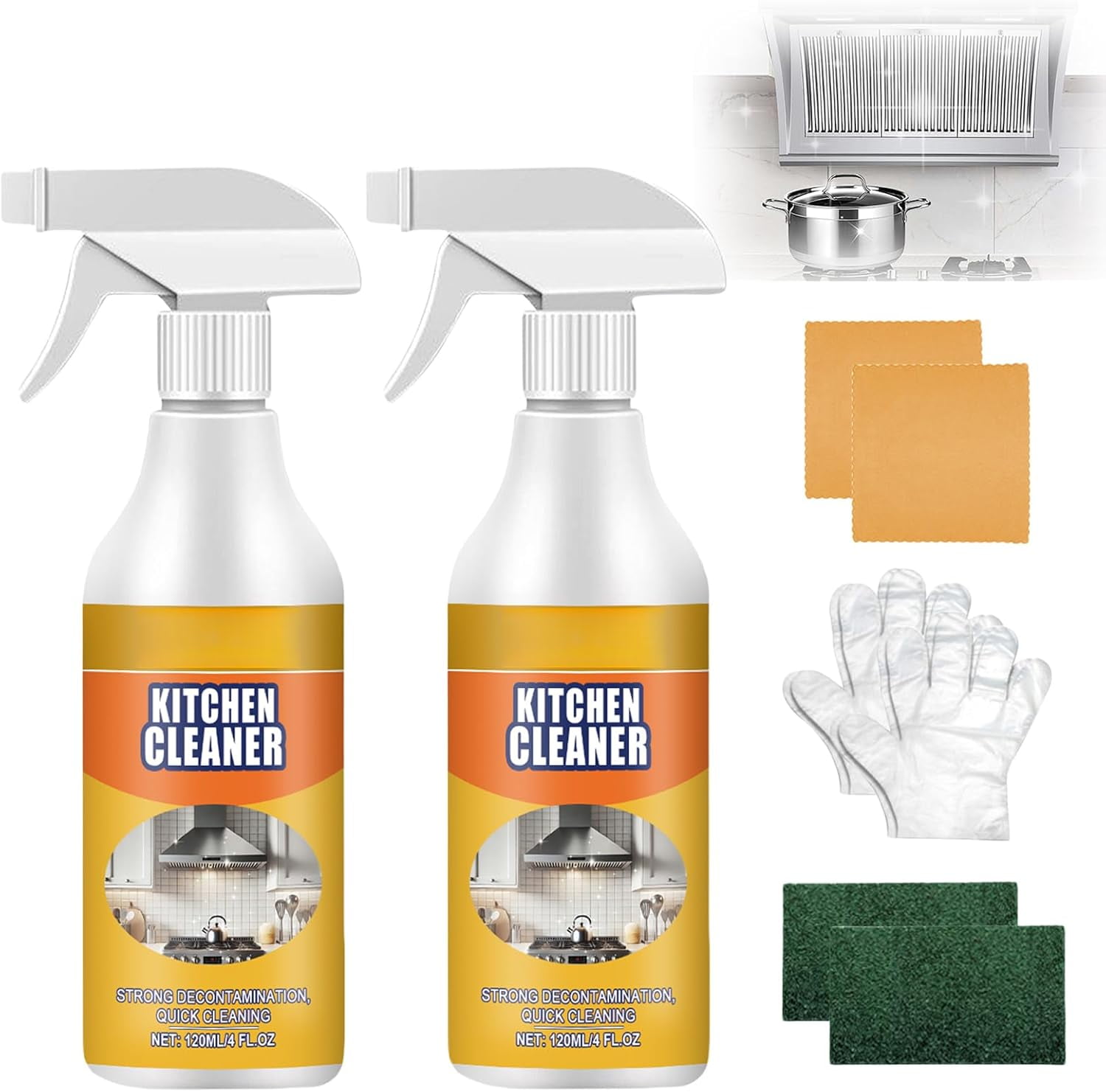 All-purpose Kitchen Pots and Pan Cleaner, Kitchen Foam Cleaner ...