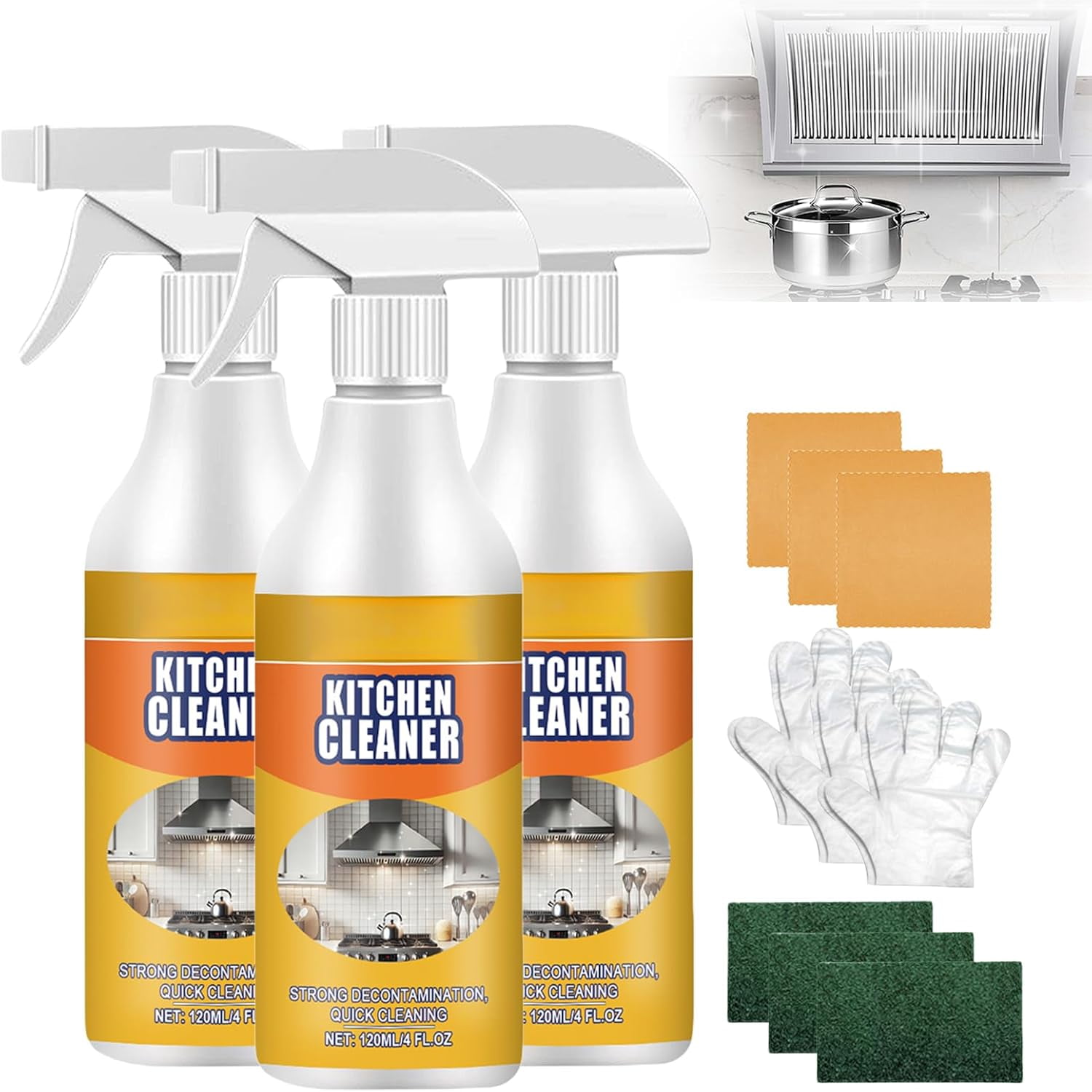 All-purpose Kitchen Pots and Pan Cleaner, Kitchen Foam Cleaner ...