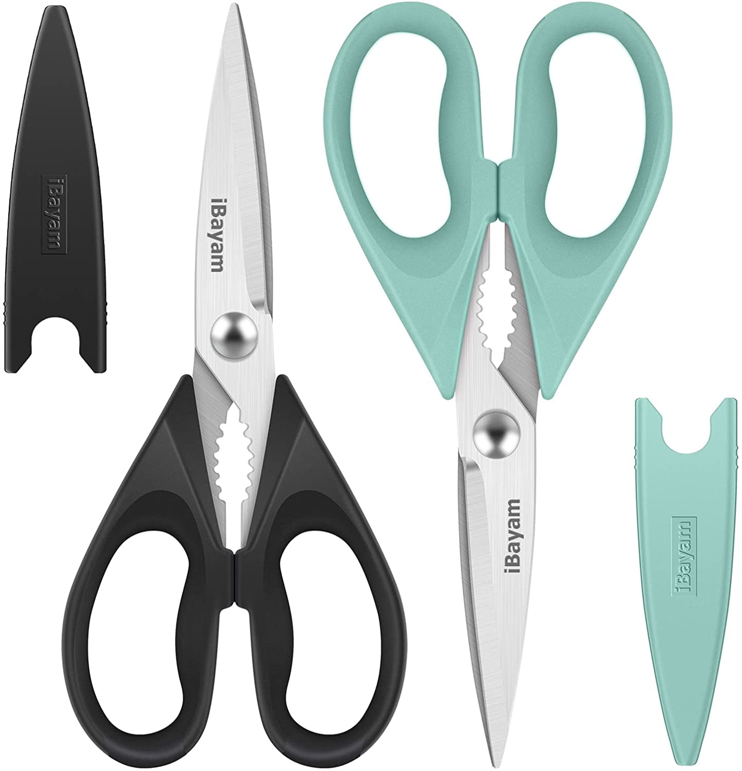 All-purpose kitchen scissors - heavy-duty stainless steel kitchen ...