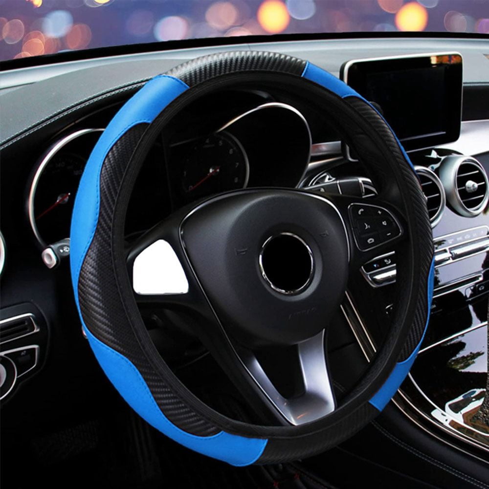 All-season Non Inner Ring Elastic Leather Car Interior Carbon Fiber Car ...
