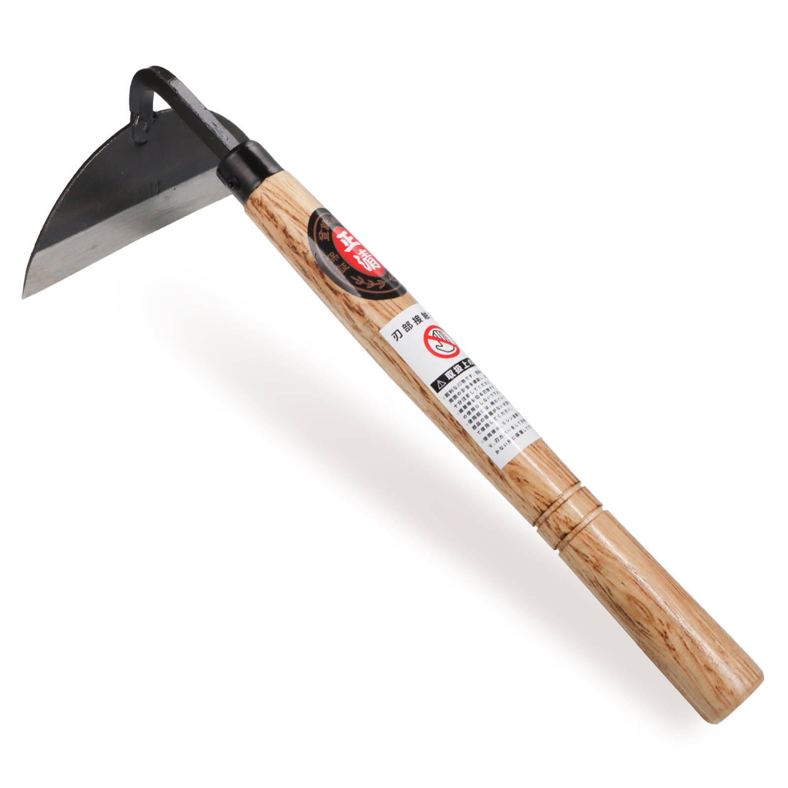 All-steel small T-hoe curved handle sickle short handle weeding sickle ...