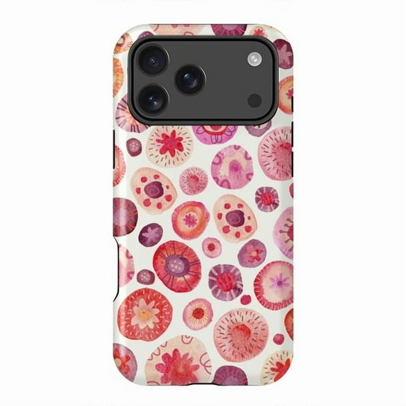 All the Flowers Bright Botanical Illustration iPhone Case for iPhone 17 ...