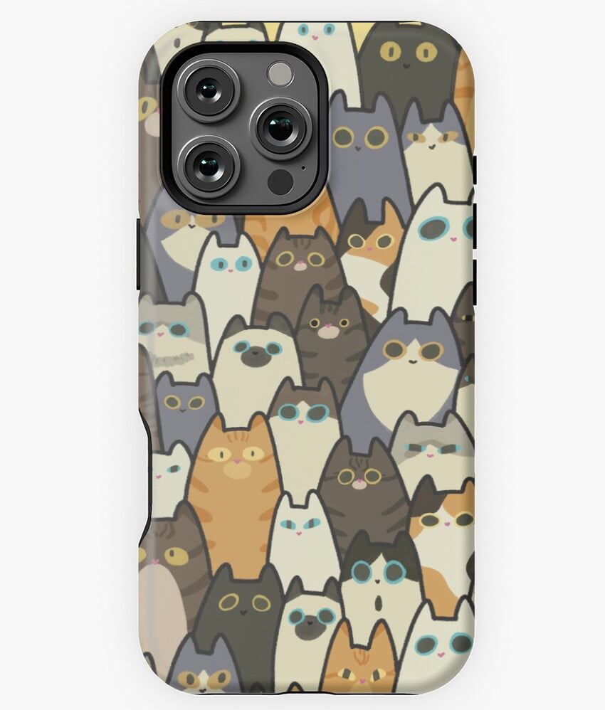 All the cats M16150 Phone case for iPhone 11 to 16 Pro Max - Walmart.com