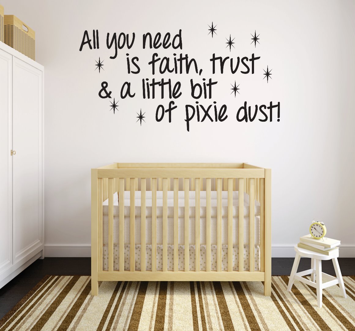 All you need is faith, trust & a little bit of pixie dust Quote Peel ...