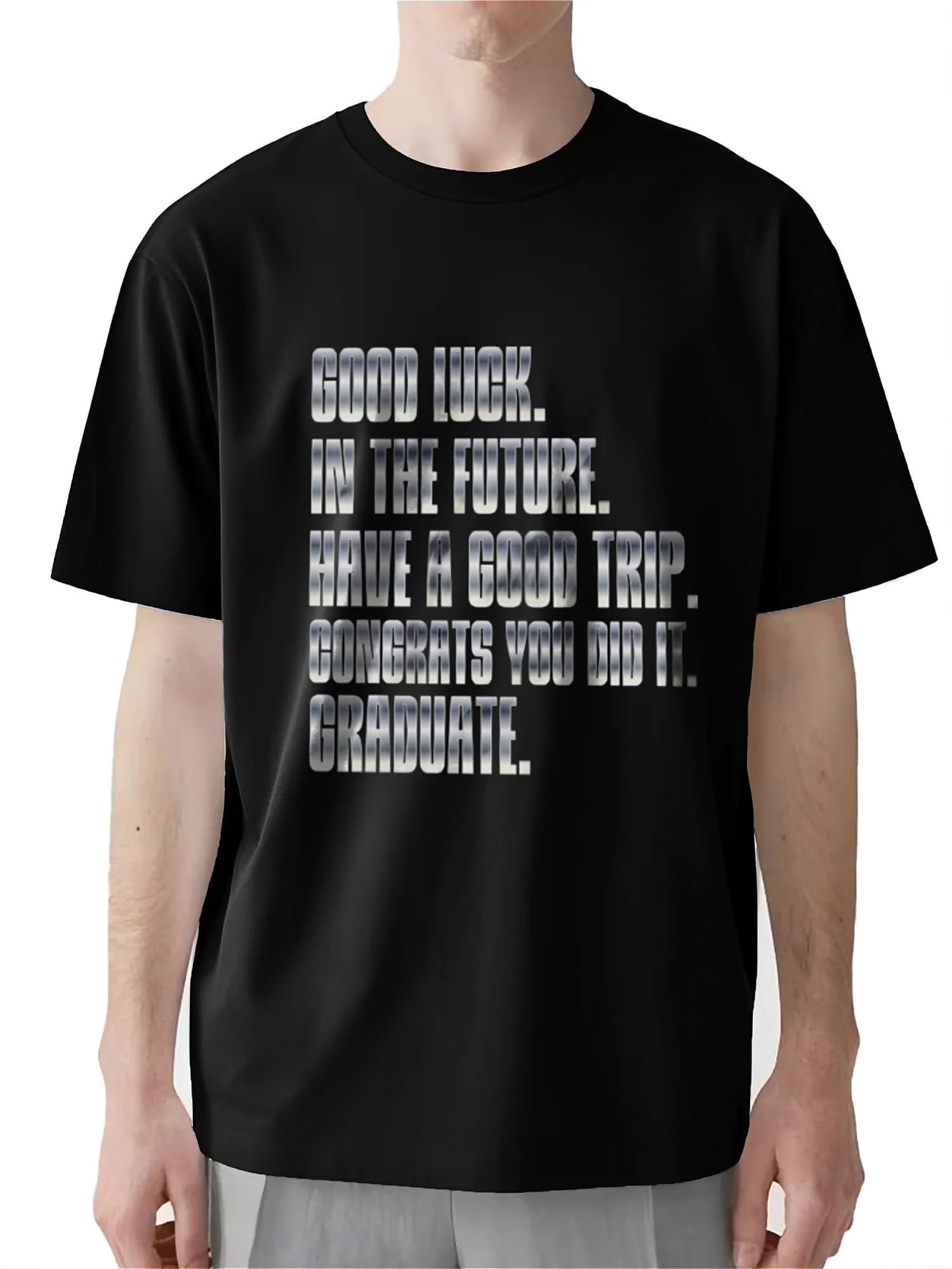 AllAreN Class of 2025 T-Shirts for Men Congrats You Did It Graduate Fun High School College ...