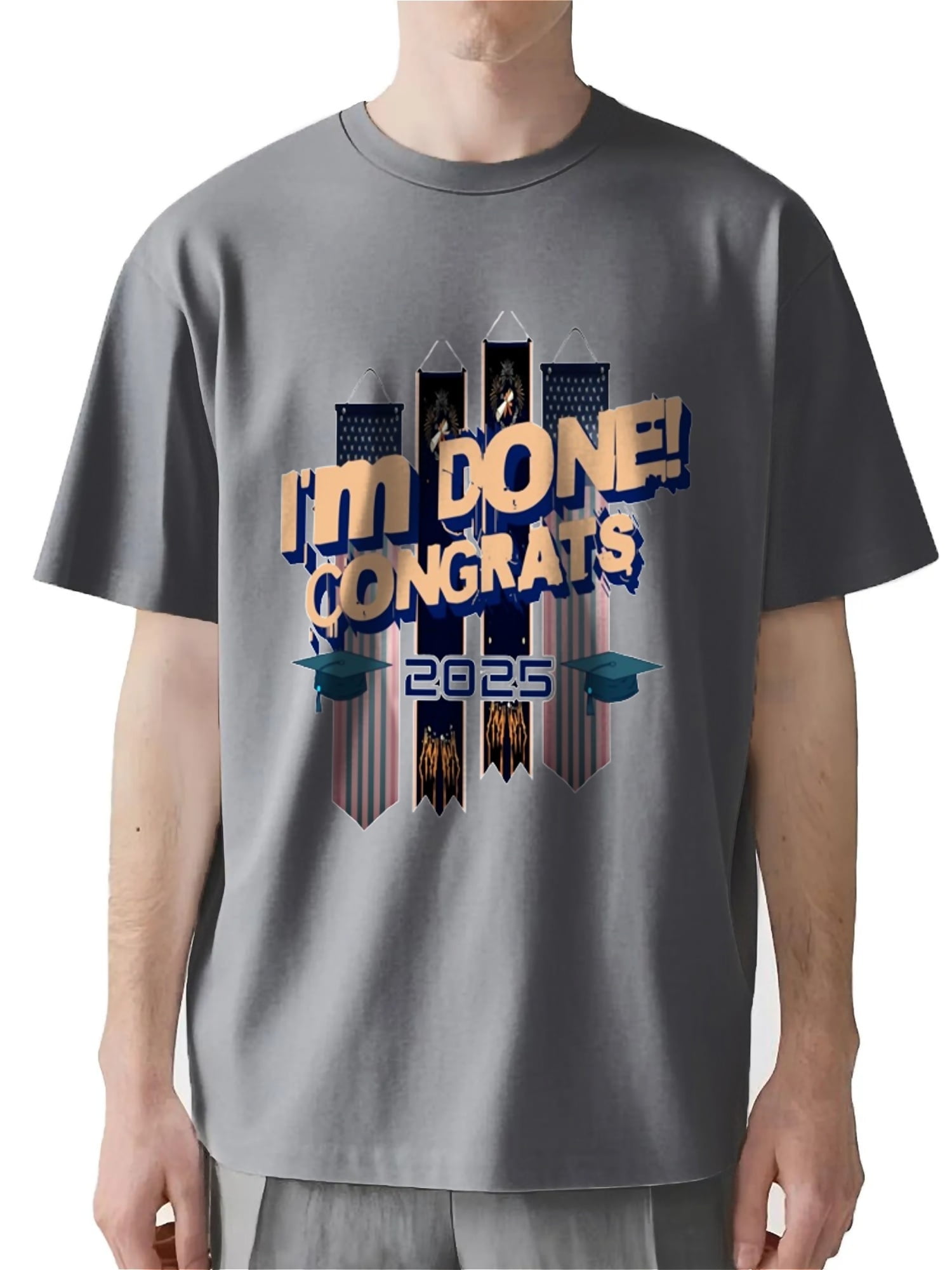 AllAreN Class of Graduation T-Shirt I'm Done Congrats 2025 Shirts ...