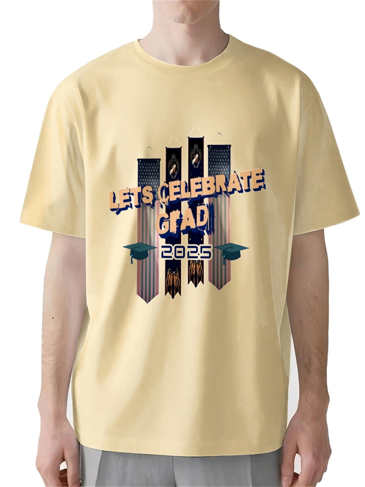 AllAreN Class of Graduation T-Shirt Let's Celebrate Grad 2025 Shirts ...