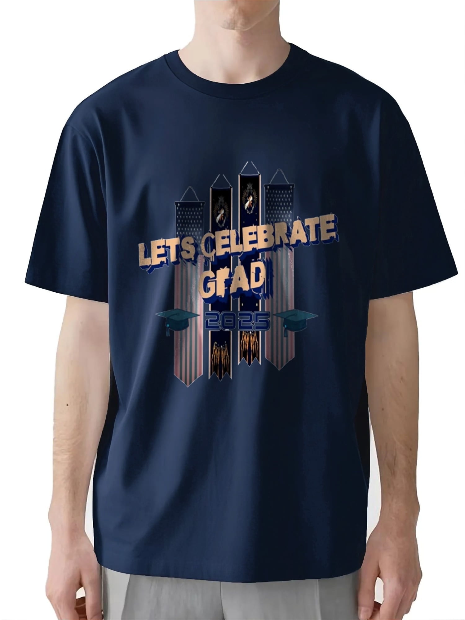 AllAreN Class of Graduation T-Shirt Let's Celebrate Grad 2025 Shirts ...