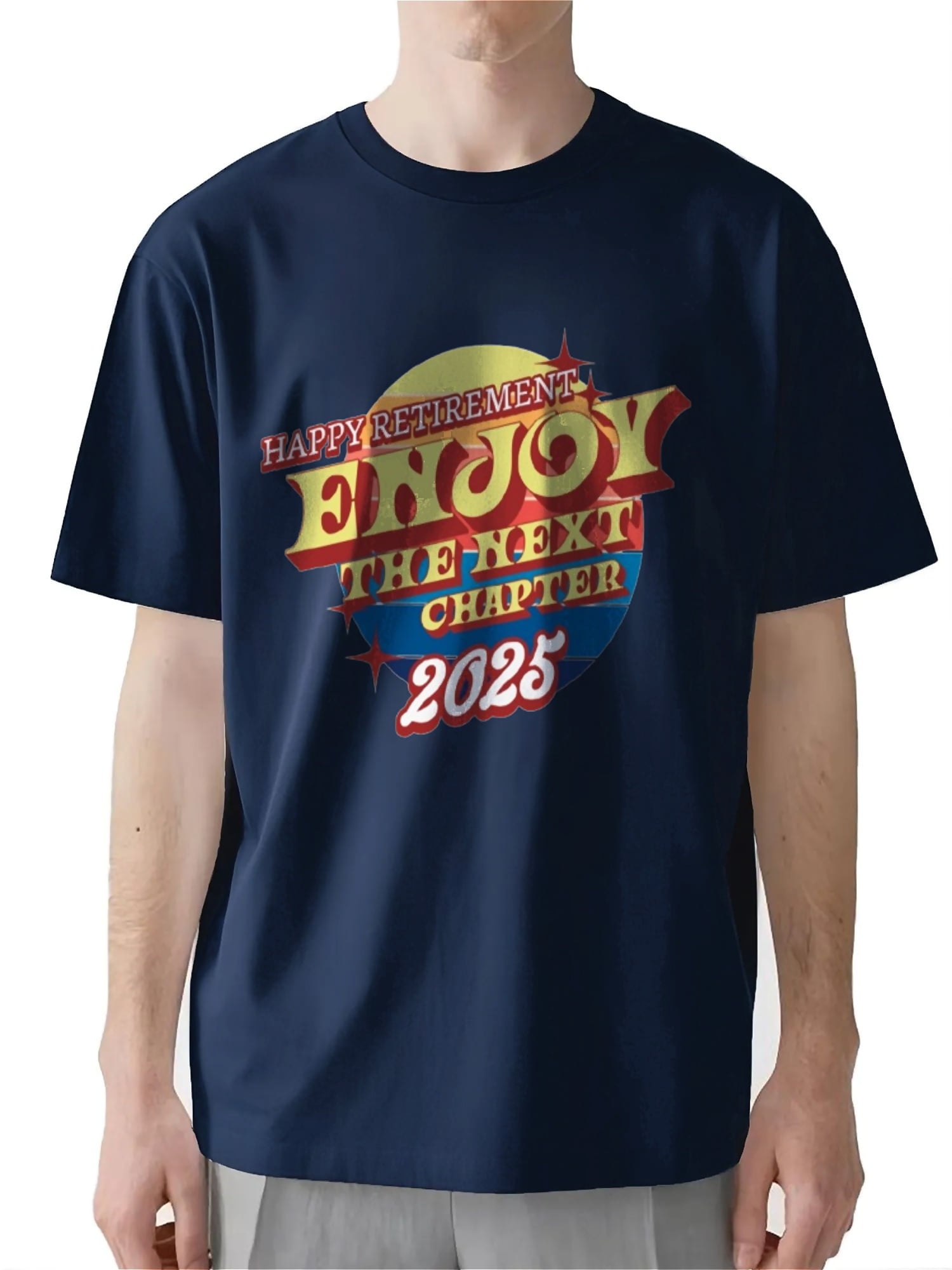 AllAreN Happy Retirement T-Shirt for Men 2025 Enjoy the Next Chapter ...