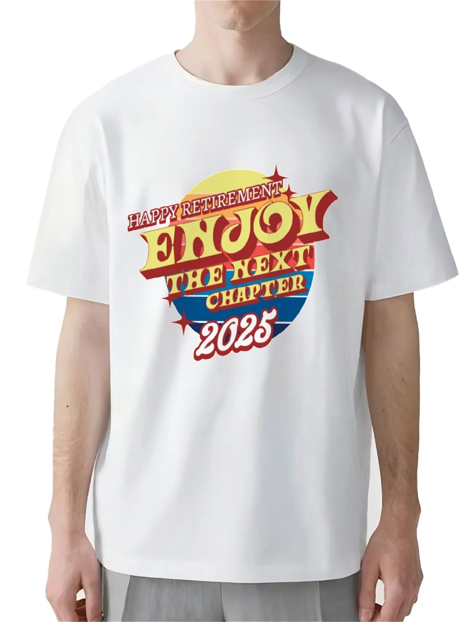 AllAreN Happy Retirement T-Shirt for Men 2025 Enjoy the Next Chapter ...