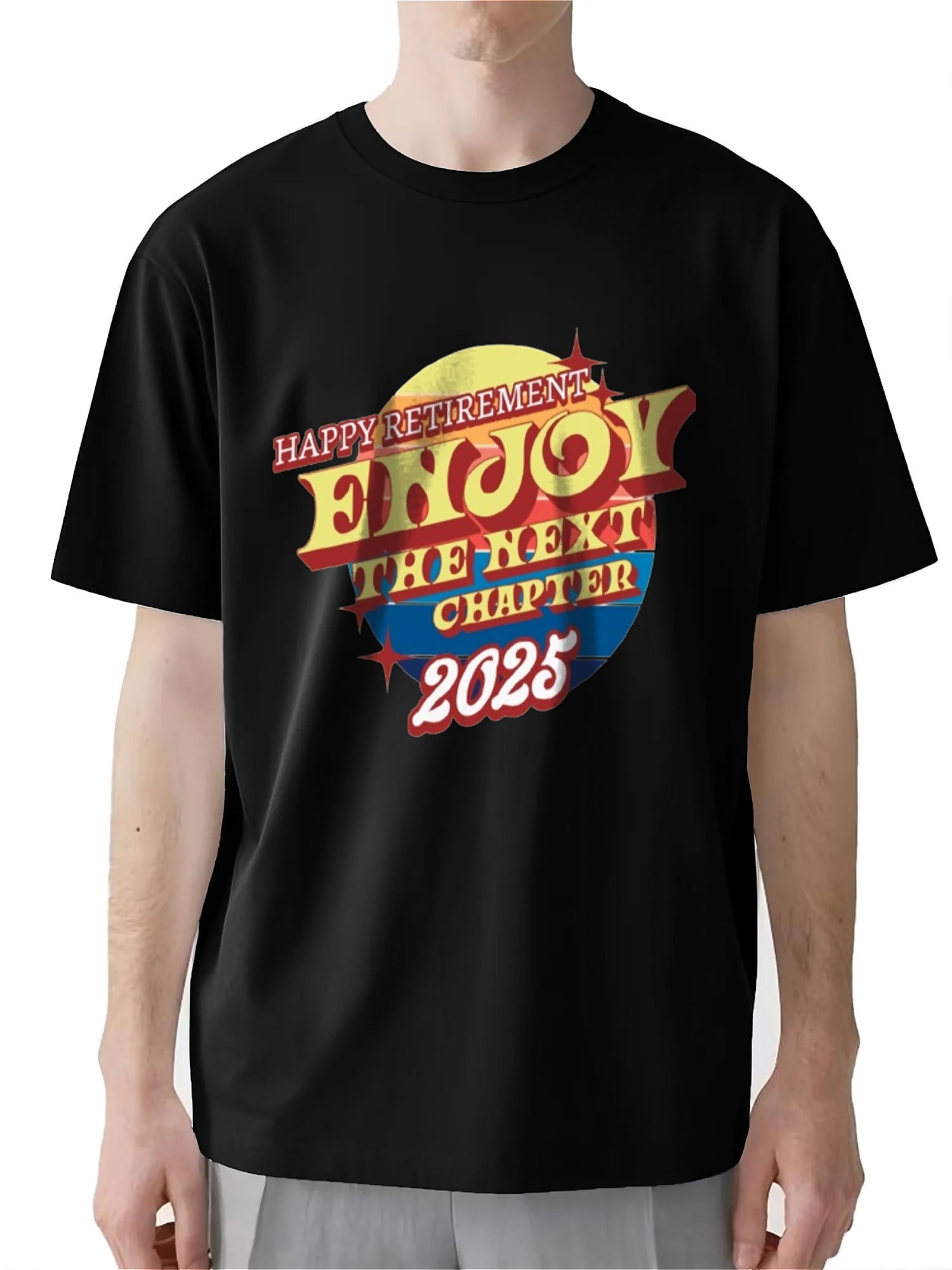 AllAreN Happy Retirement T-Shirt for Men 2025 Enjoy the Next Chapter ...