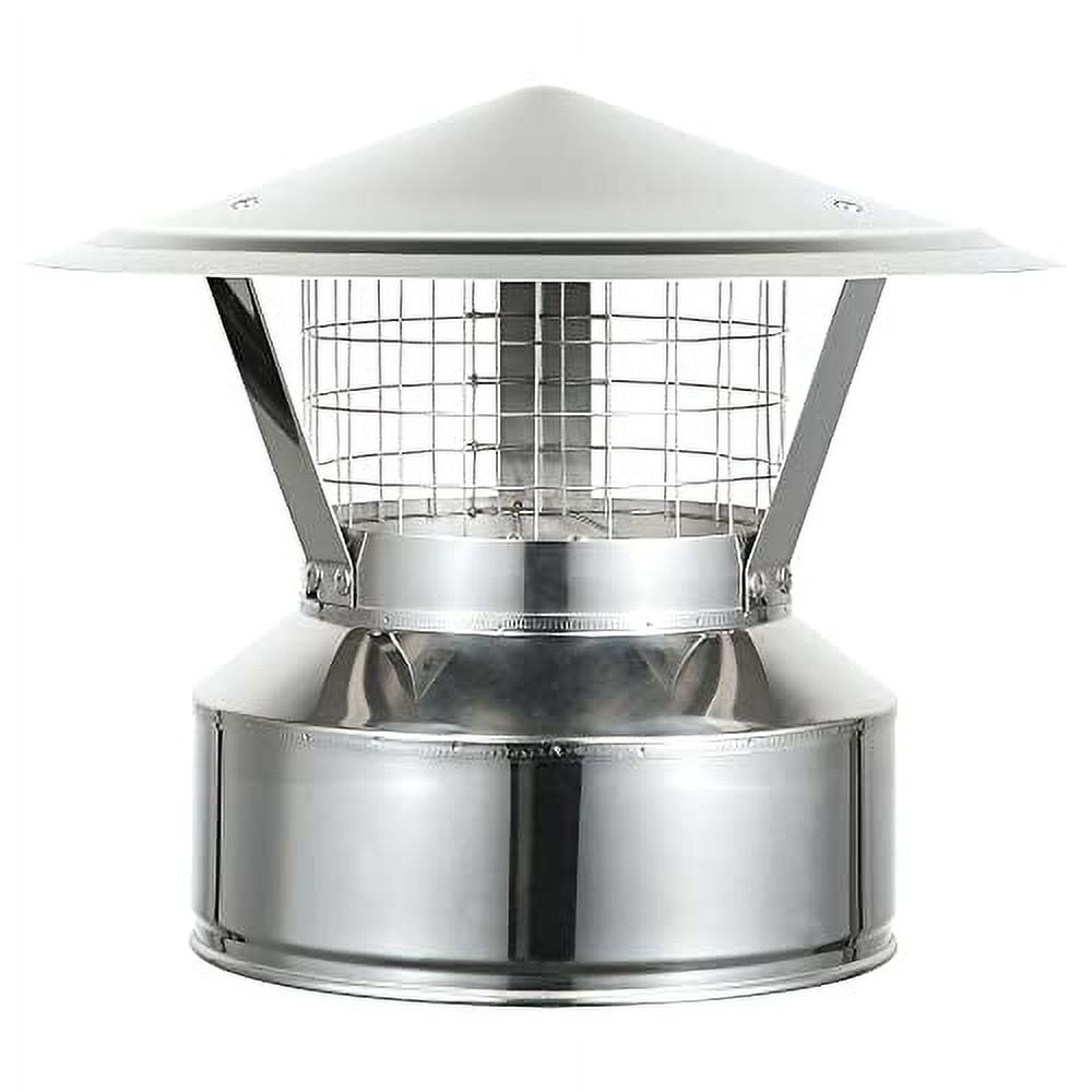 AllFuelHST Chimney Cap with Spark Screen for 8" Inner Diameter Chimney ...