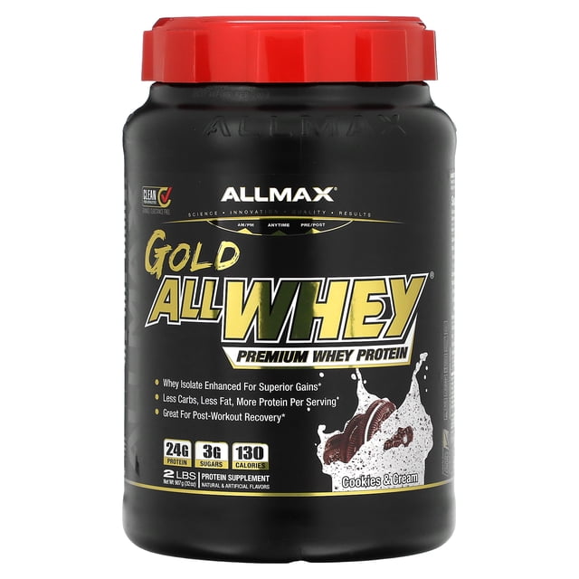 AllMax Nutrition - AllWhey Gold Premium Isolate/Whey Protein Blend ...