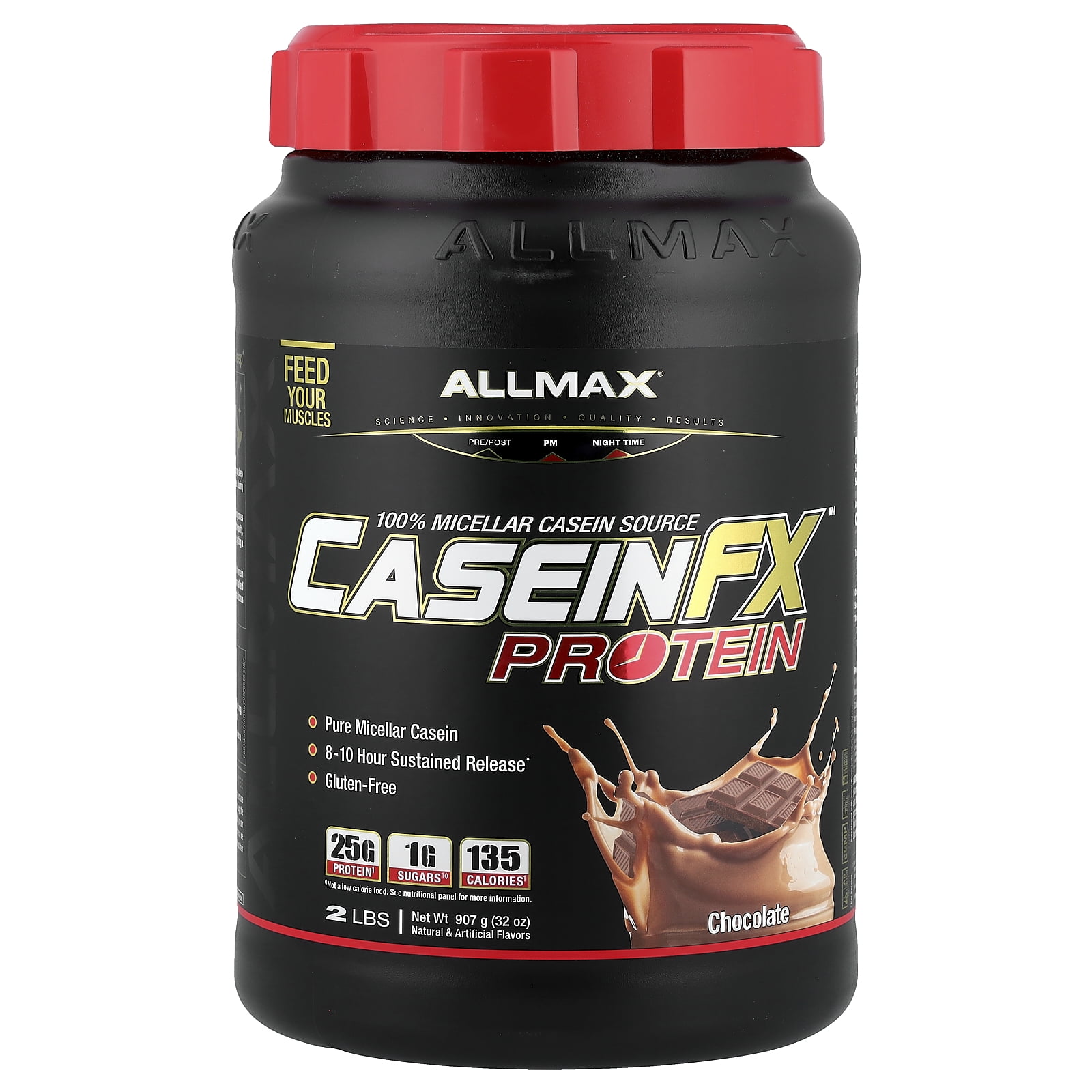 AllMax Nutrition CaseinFX Protein Powder for Muscle Growth, Ultra-Slow ...
