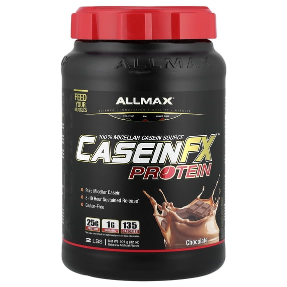 AllMax Nutrition CaseinFX Protein Powder for Muscle Growth, Ultra-Slow ...